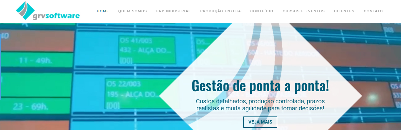 Novo site da GRV – Conheça as novidades! - GRV Software - ERP industrial